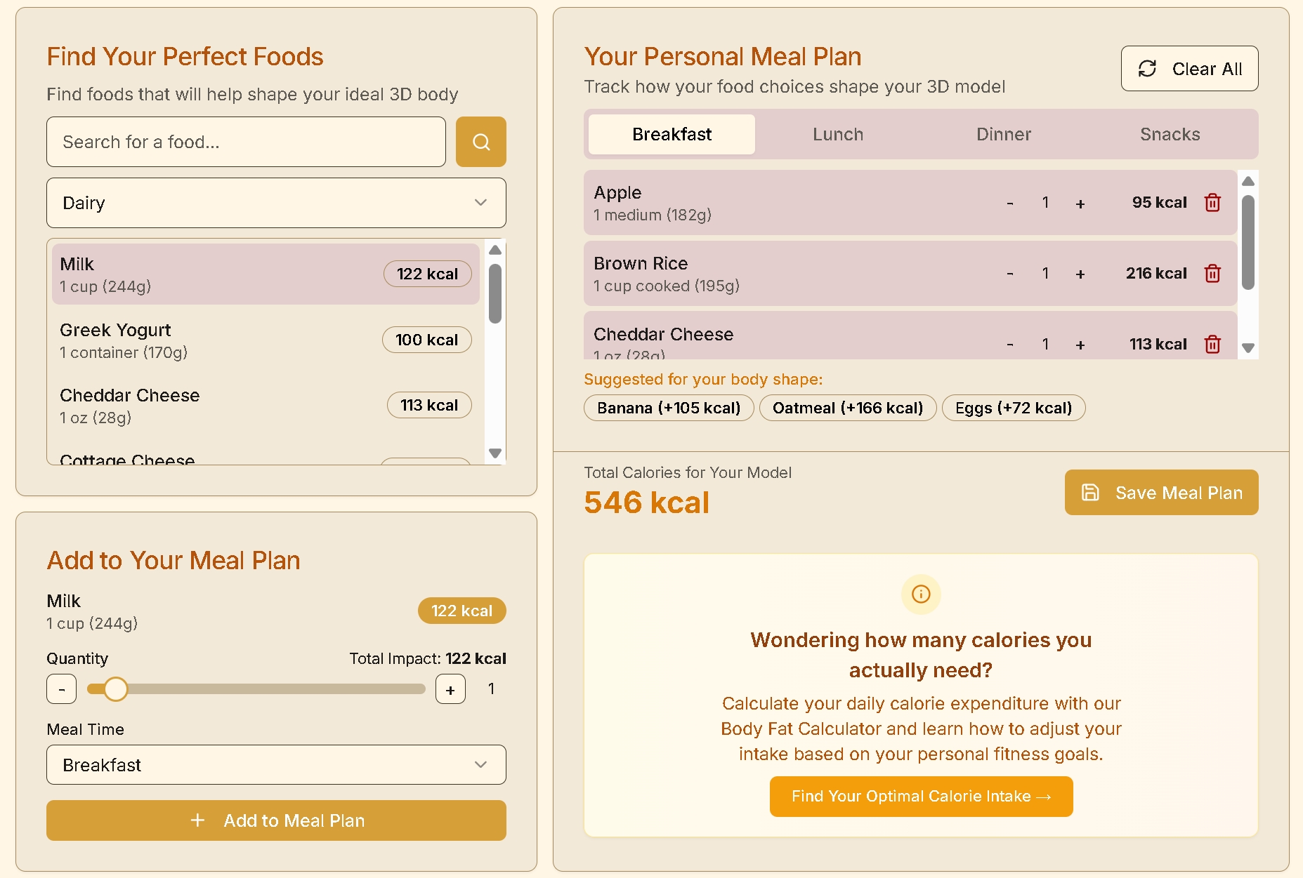 3D Body Visualizer & Health Tools | Body Shape Visualization